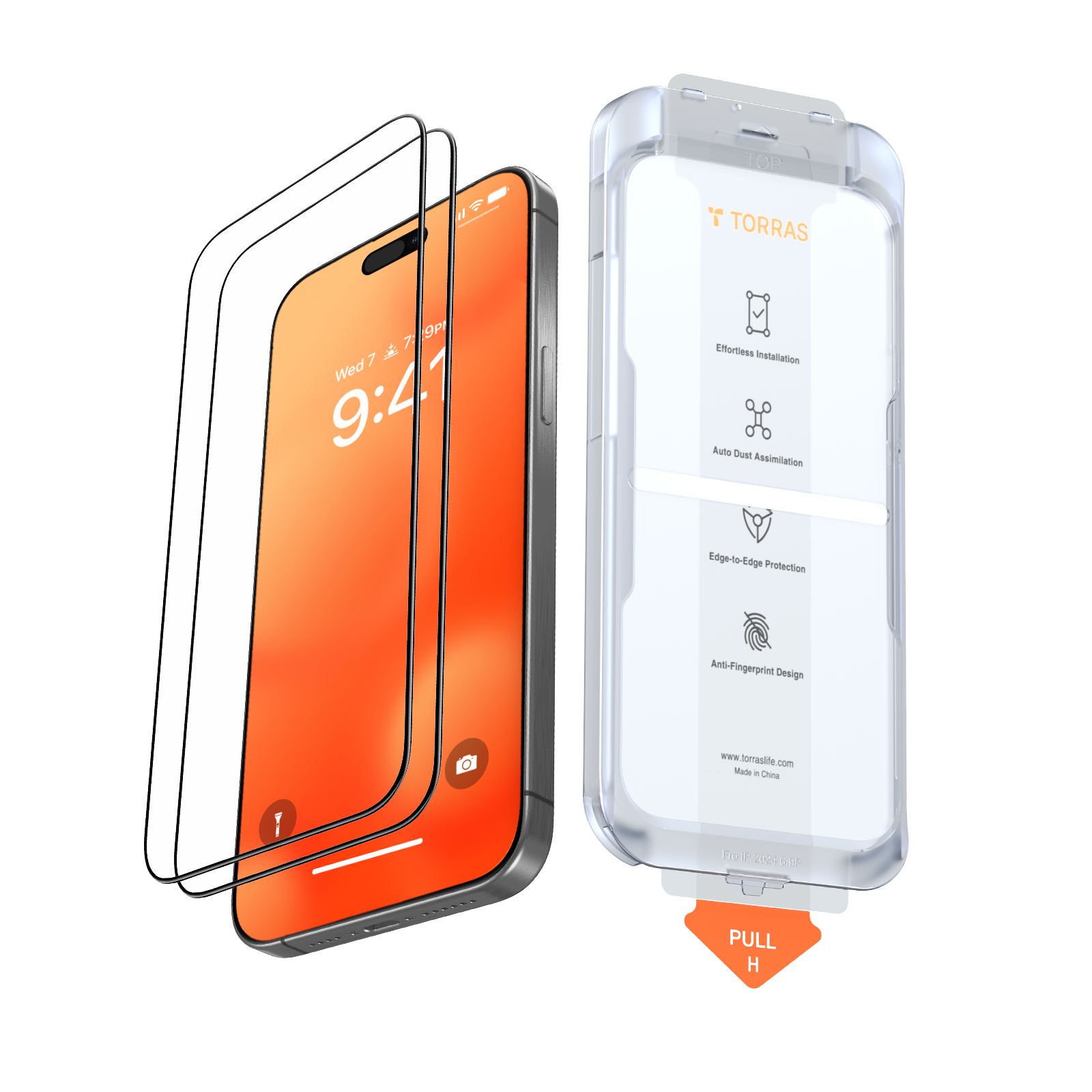 iPhone 16|Plus|Pro|Pro Max Screen Protector Unbreakable Shatterproof ...